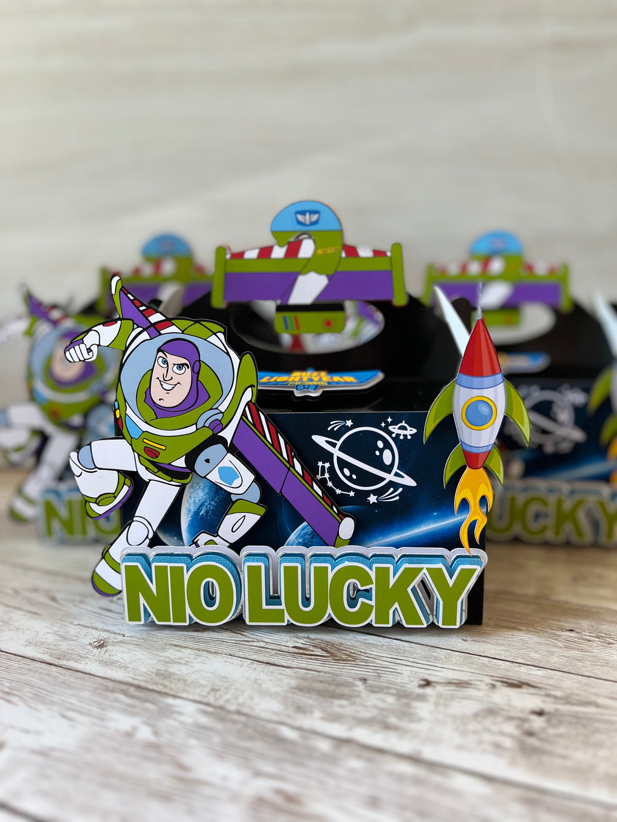 Buzz Lightyear Favor Boxes – Yoryina Creations