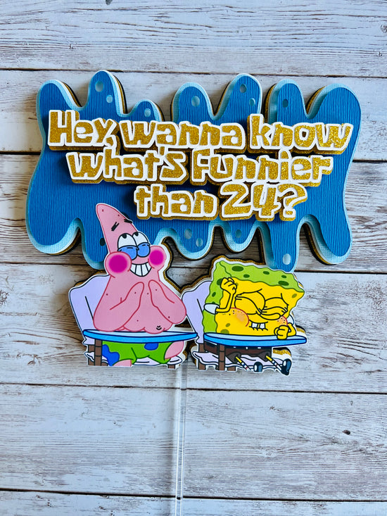 Spongebob Cake Topper – Yoryina Creations