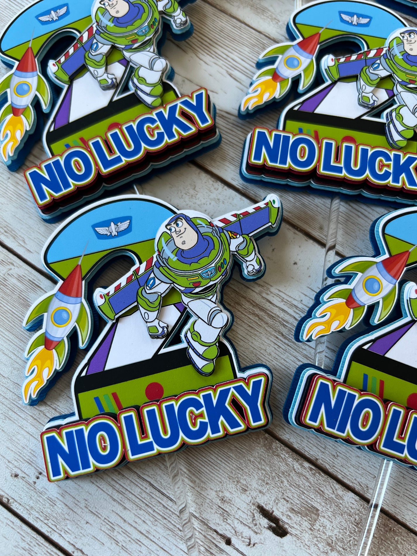 Buzz Lightyear Cupcake Toppers – Yoryina Creations