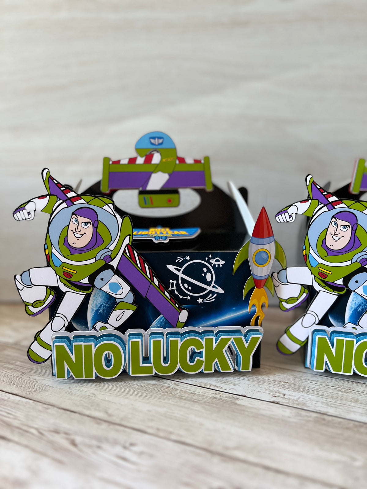 Buzz Lightyear Favor Boxes – Yoryina Creations