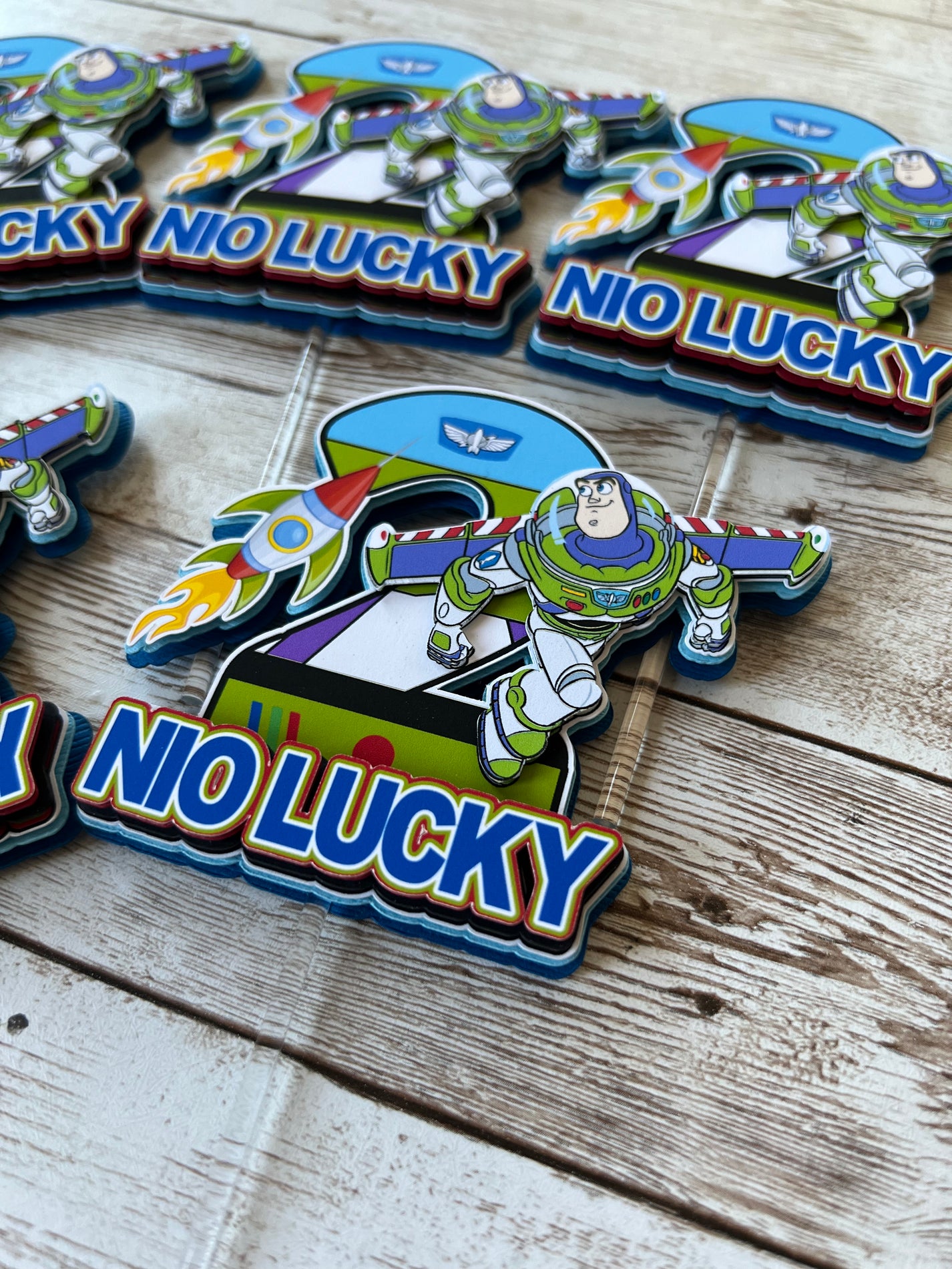 Buzz Lightyear Cupcake Toppers – Yoryina Creations