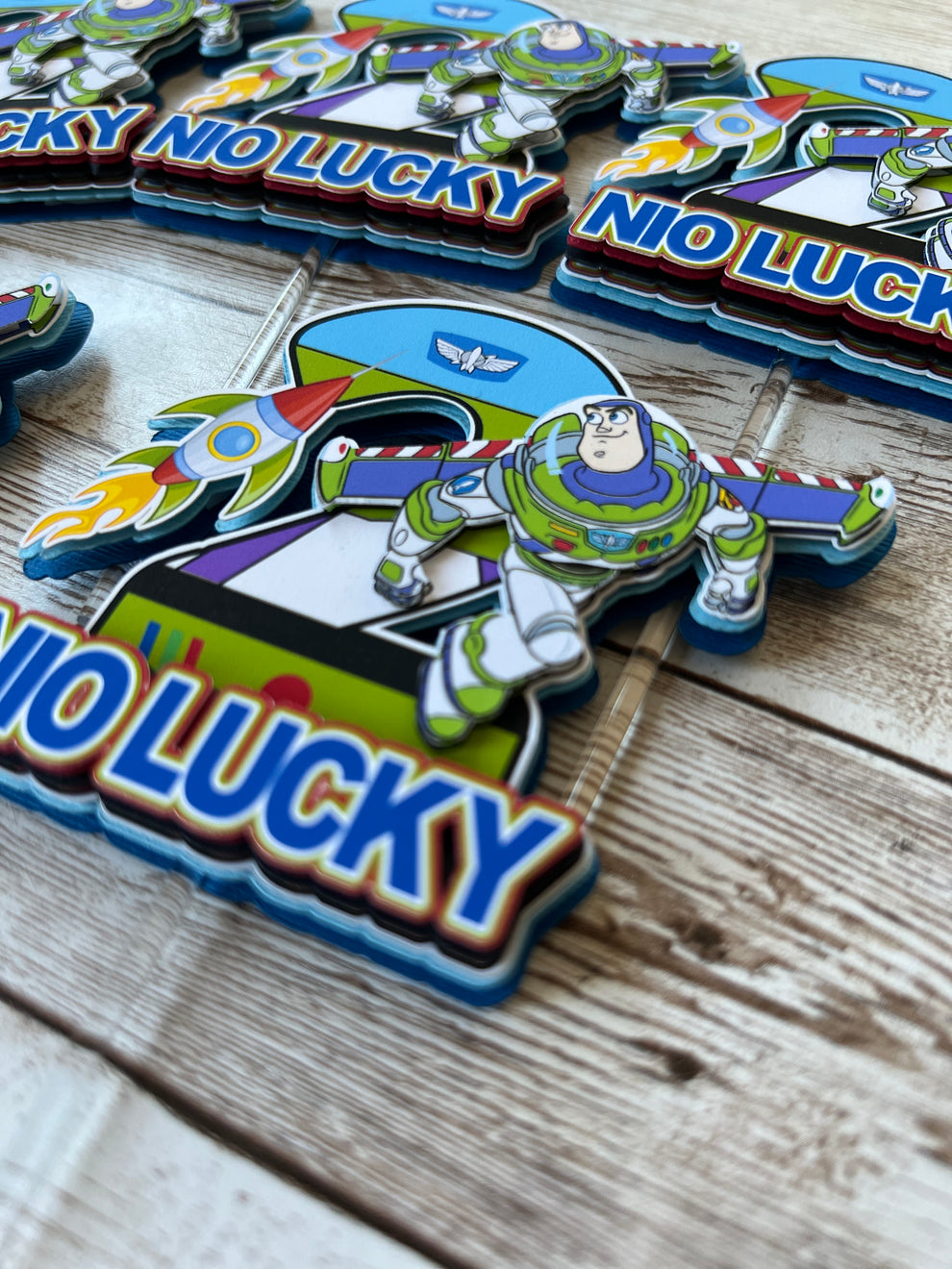 Buzz Lightyear Cupcake Toppers – Yoryina Creations