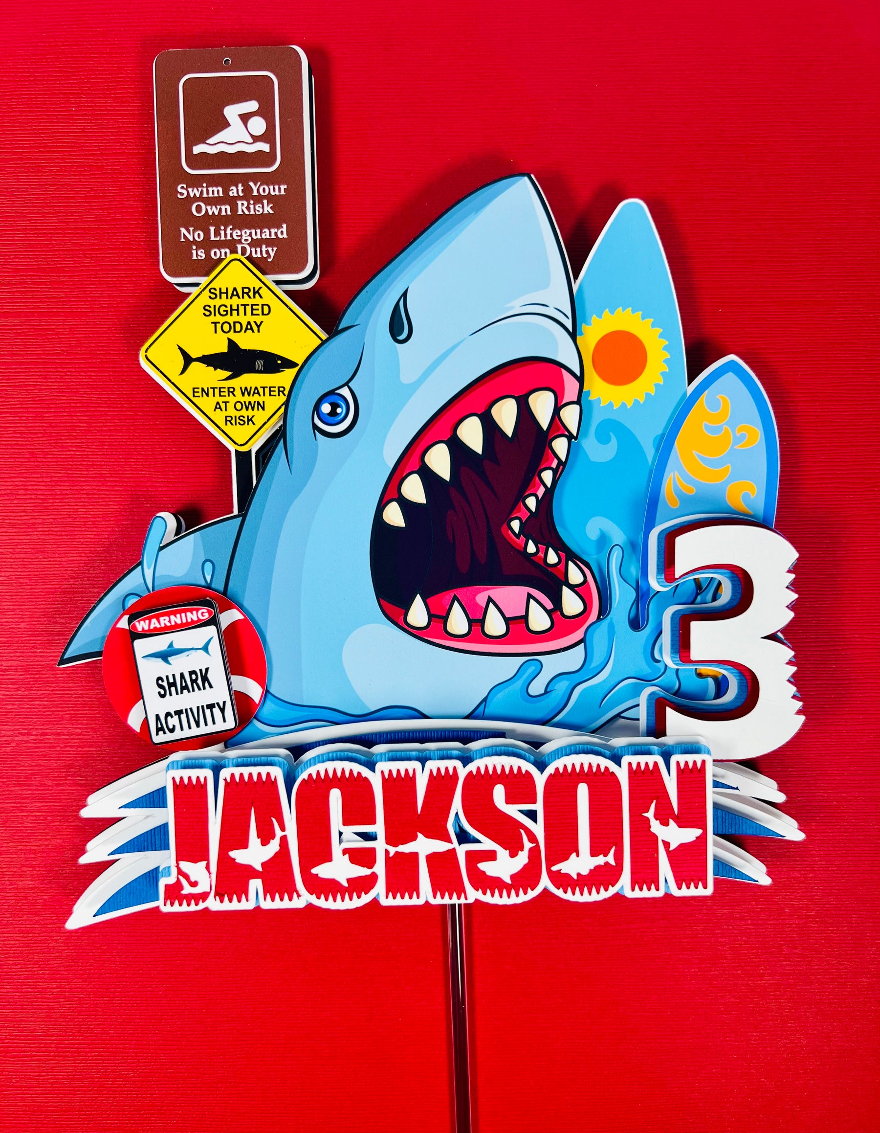 Shark Jaws Cake Topper – Yoryina Creations